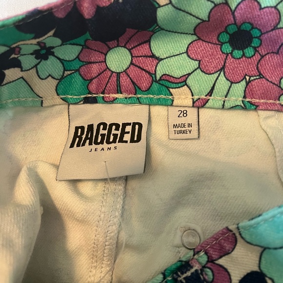 The Ragged Priest | Skirts | The Ragged Priest 7s Floral Denim Mini ...